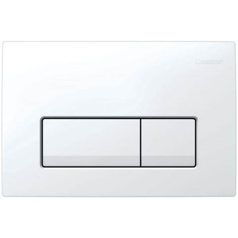 Geberit Concealed 115.105.11.5 Cistern Delta50 Dual Flush Plate White ...
