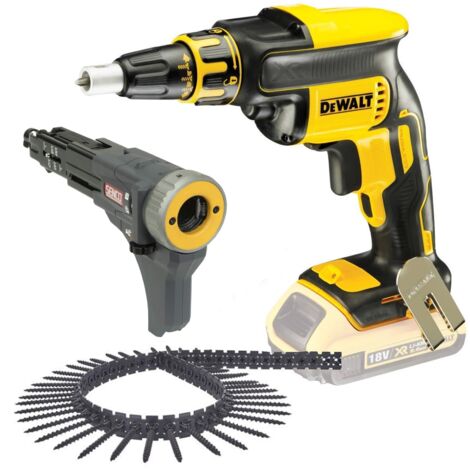 Dewalt DCF620 Brushless 18v XR Collated Drywall Screwgun + SENCO DS55 ...
