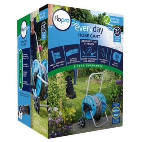 Flopro Everyday Hose Cart & 25m Hose
