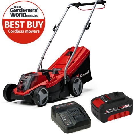 Einhell Cordless 18v Lawnmower 33cm Cut Brushless + Grass Trimmer 2x ...