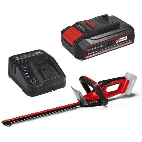 Einhell 18V Cordless Hedge Trimmer Cutter 18/40 Li Solo 40cm +2.5AH ...