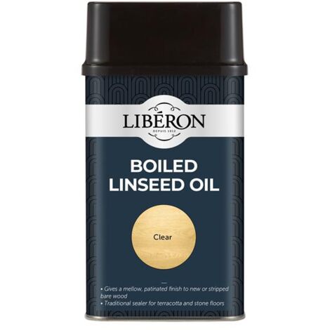 Liberon 126794 Boiled Linseed Oil Clear 500ml LIBBLO500N
