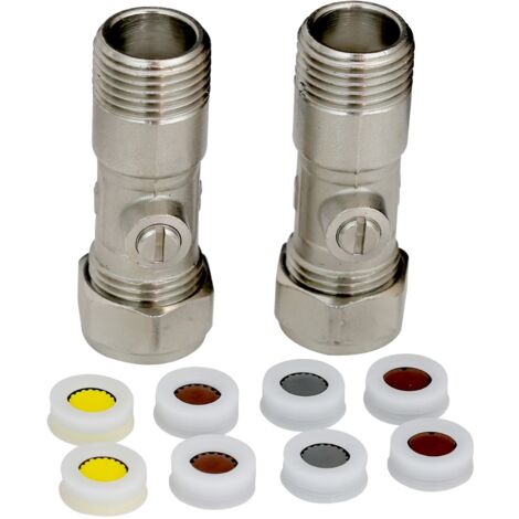 Bristan ECO ISOL BAS Basin mixer tap Isolating connectors with integral ...