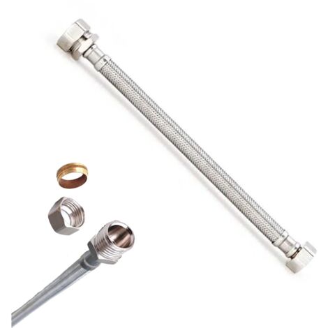 Essentials 22mm x 3/4"" x 30cm Flexible Tap Connector - 12.5mm Bore