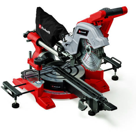 Einhell Sliding Mitre Saw 216mm Double Bevel Dual Sided 240v + Laser ...