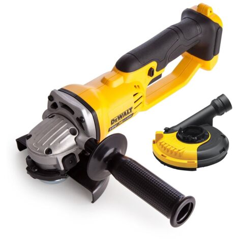 Dewalt DCG412N 18v XR Cordless 125mm Angle Grinder Bare + Dewalt Dust Guard
