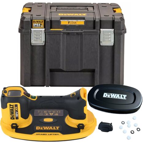 DeWalt DCE590 18V XR GRABO Suction Lifter Vacuum + Deep Tstak Case ...