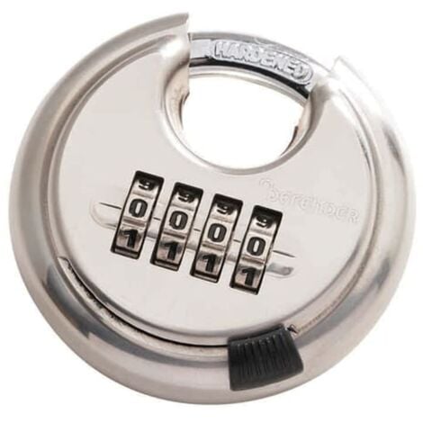 DEFENDER DFDC70 COMBI Diskus Combination Padlock 70mm DEFDFDC70