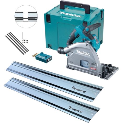 Makita SP001GZ03 MAX XGT 18v Brushless Plunge Cut Circular Saw 2x1.5m ...