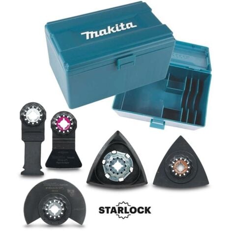 Makita Starlock Multi Tool 5 Piece Renovation Set Plunge Segment Blade ...
