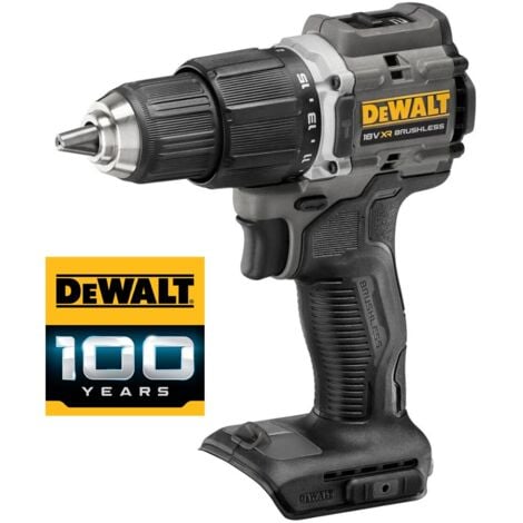 Dewalt DCD100N Black 18v XR Brushless Compact Combi Hammer Drill 100 Year Bare