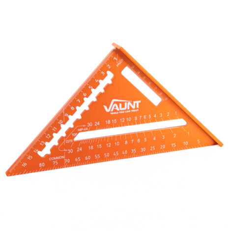 Vaunt 180mm Aluminium Rafters Metric Speed Square Roofers Square Metal ...