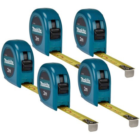 Makita E-03078 2m Pocket Tape Measure 2 Metres Mini Measuring Tape ...