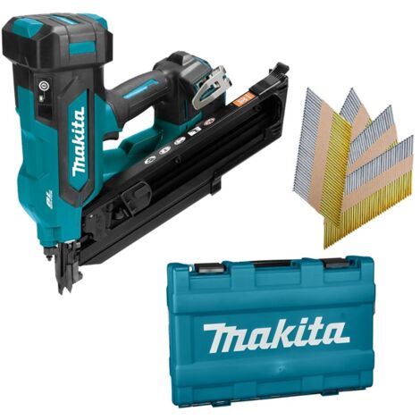 Makita DBN900ZK 18v LXT Brushless Gasless Framing Nailer 1st Fix + 90mm Nails