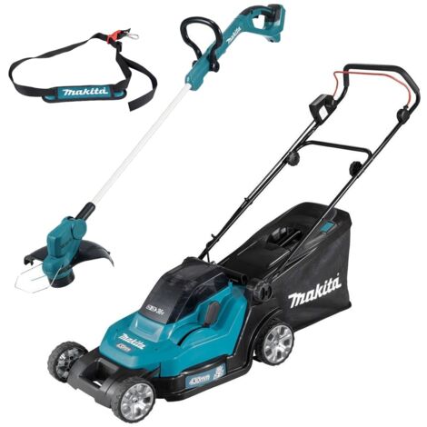 Makita DLM432Z Twin 18v 36v LXT Cordless 43cm Lawn Mower + DUR193 Line ...