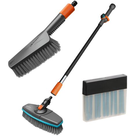 Gardena Cleansystem Brush Soft & 90cm Handle Cleaning Windows & Hand Brush