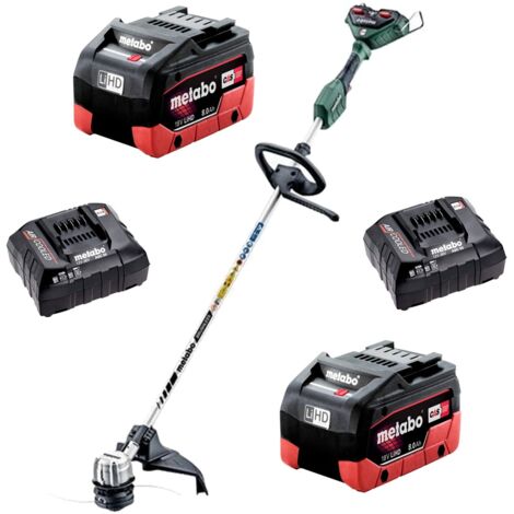 Metabo Loop Handle Line Trimmer 36V 0Brush Cutter SD 36-18 LTX + X2 8AH ...
