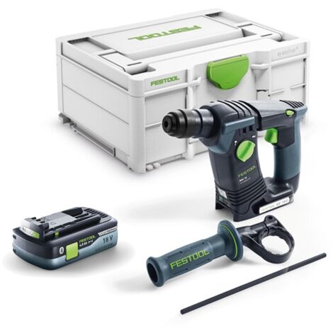 Festool 577230 Lightweight Cordless SDS Hammer Drill BHC 18-Basic + 4AH ...