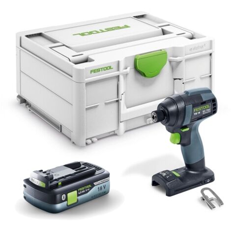 Festool 577227 Cordless Impact Driver Brushless TID 18-Basic + 4AH Battery