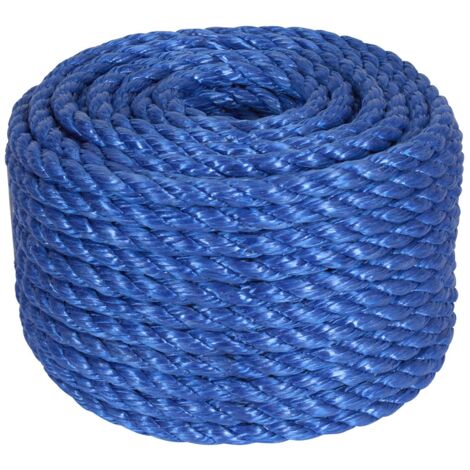 Sealey PR1030 10mm x 30m Polypropylene Split Film Twisted Rope, Blue
