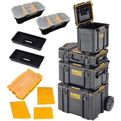 Dewalt Toughsystem 2 4PC Rolling Mobile Tool Storage Box Trolley DS400 ...