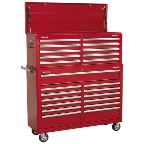 Sealey AP52COMBO1 Superline PRO Tool Chest Combination 23 Drawer - Red