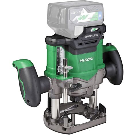 HiKOKI Brushless 1/2"" Router + Bit Set + 36V 18V Multi-Volt Battery ...