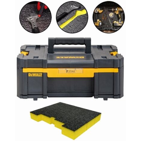 Dewalt DWST1-70705 TStak III Deep Drawer Stackable Box + Shadowfoam ...