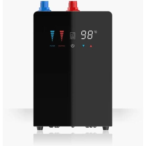 INTU Monarch Brushed Nickel 4 In 1 Square Pull Down Filtered Boiling ...