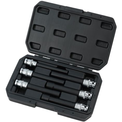 Draper 07125 Extra Long E-Type Sockets, 1/2"" Sq. Dr. (6 Piece)