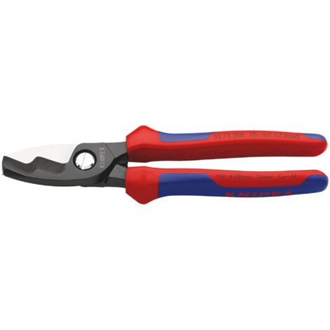 Draper 26113 KNIPEX 95 12 200 SB Cable Shears with Twin Cutting Edge, 200mm
