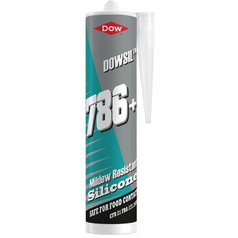 Dowsil 8010247/C03 786+ Silicone Sealant Clear 310C DOW8010247