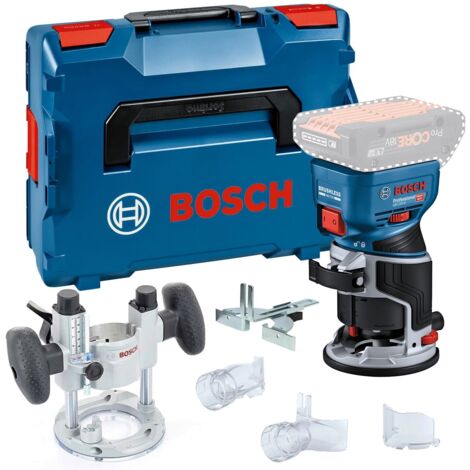 Bosch GKF 18V-8 18v Brushless Palm Router Trimmer Lboxx Plunge Base ...