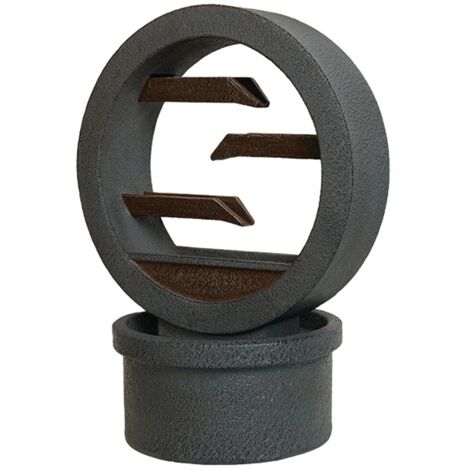 Smart Garden Solar Omega Cascade Garden Water Feature Fountain ...