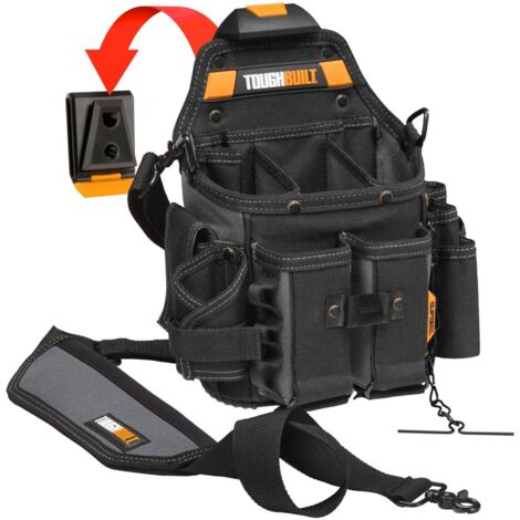Toughbuilt ClipTech Electricians Pouch with Shoulder Strap Clip Tech TB ...