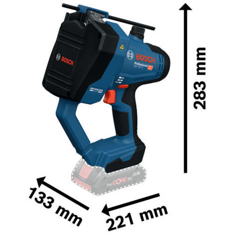 Bosch PRO 18v Cordless Threaded Rod Cutter GGC 18V-12 L-Boxx 162 06019M8001