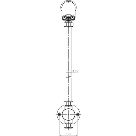 Commercial Timed Flow Exposed Non Concussive Shower + Anti Vandal ...