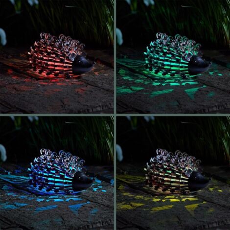 Smart Garden Solar Hedgehog Silhouette Light Garden Light Figure ...
