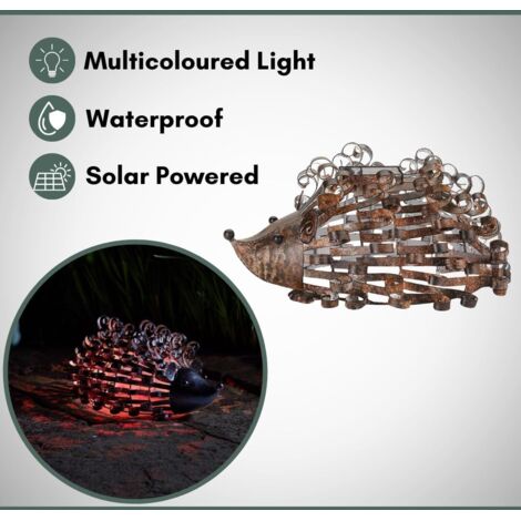 Smart Garden Solar Hedgehog Silhouette Light Garden Light Figure ...