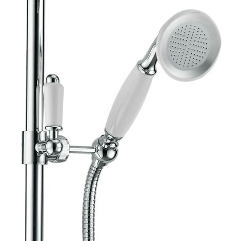 Edwardian Dual Traditional Thermostatic Shower Mixer + Rigid Riser ...