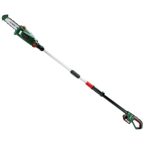 Bosch 18v Universal Chain Pole Saw 18 Long Reach Telescopic Chainsaw ...