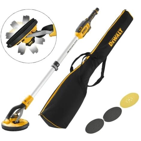 Dewalt DCE800N 18v XR Brushless Drywall Wall Sander 225mm 9"" + Sheets ...