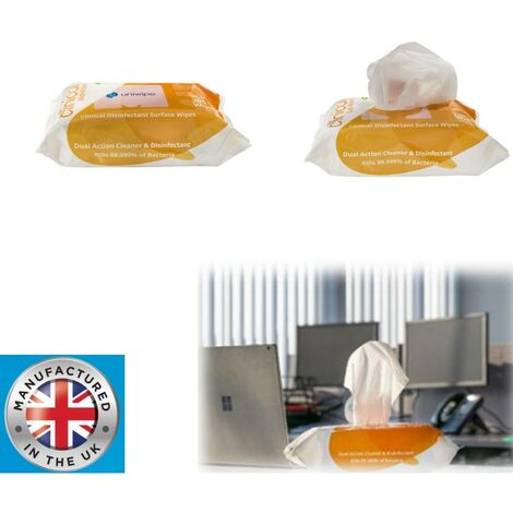 Uniwipe Clinical Anti Bac Virucidal Clean Disinfectant Surface Wipes ...