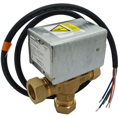 Honeywell 22mm 3 Port Mid Position Zone Valve V4073A1039 V4073A 1039 240V