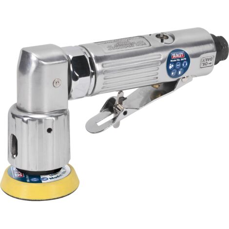 Sealey SA70 Air Orbital Sander Mini Disc Aluminium Housing 50mm
