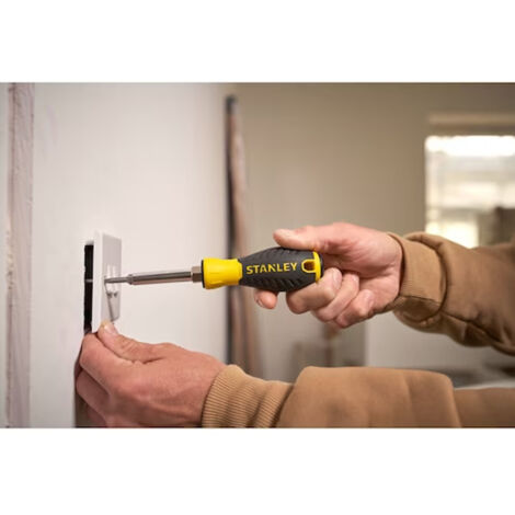 Stanley 6 Piece Screwdriver Multi Bit Set STA068012 0-68-012