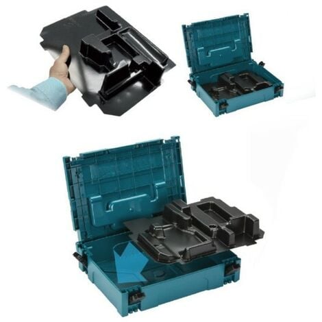 Makita 18v Tool Case Toolbox Twin Pack Case Makpac for Combi Drill ...