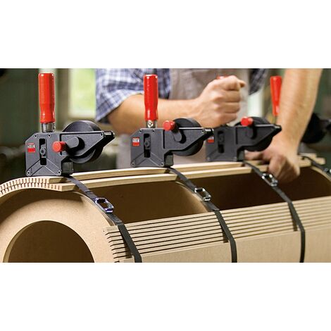 Bessey Adjustable Band Strap Frame Clamp & 4 Vario Corners 7m x 25mm BAN700