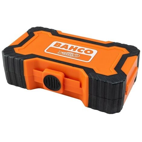 Bahco 100 Piece Screwdriver 25mm Bit Set Colour coded with Bit Holder ...
