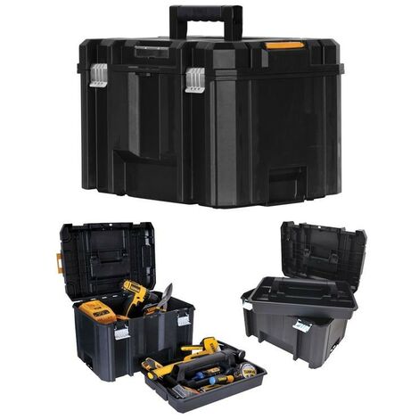 Dewalt Ultimate TStak Tower Trolley Carrier Set - 6 Tstak Boxes ...